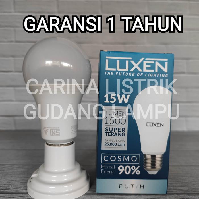 Jual LUXEN LAMPU LED BULB 15W 15 WATT COSMO PUTIH 6500K COOL DAYLIGHT - Kota Tangerang Selatan ...