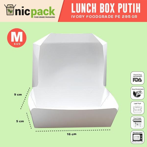 Promo LUNCH BOX PAPER SIZE M (FOODGRADE) 05C-M - Jakarta Utara - NIC ...
