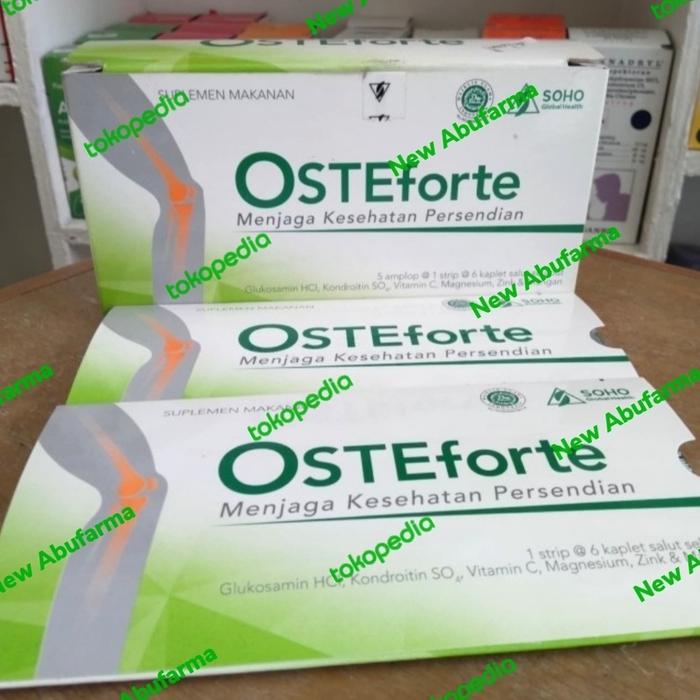 Jual Per Strip Oste Forte @6 , OsteForte , Suplemen Kesehatan ...