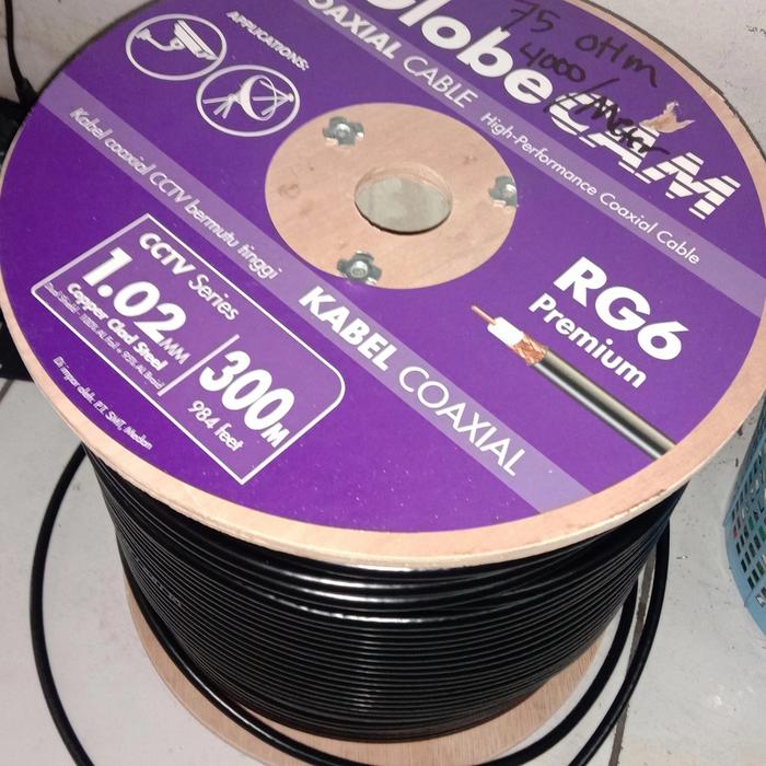 Jual Kabel 75 Ohm 75Ohm COAXIAL RG6 RG-6 Jaringan Telekomunikasi Per ...