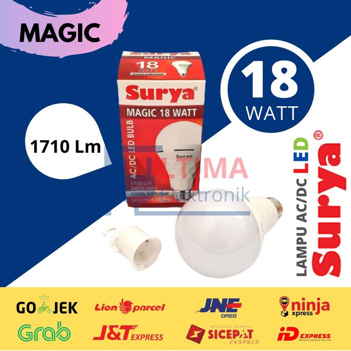 Jual Lampu Emergency Led Surya Magic 9W/12W/18W lampu darurat ...