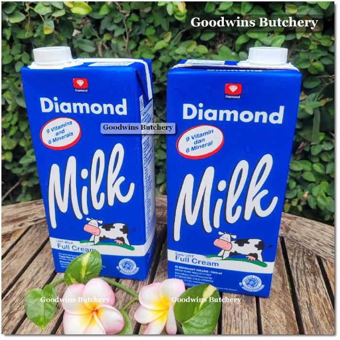 Jual Diamond milk susu sapi UHT FULL CREAM 1000ml - Kota Depok ...