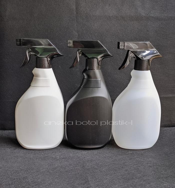 Jual Botol plastik 500ml hdpe tutup kispray hitam / Botol Spray 500ml HDPE - Kota Depok - aneka ...