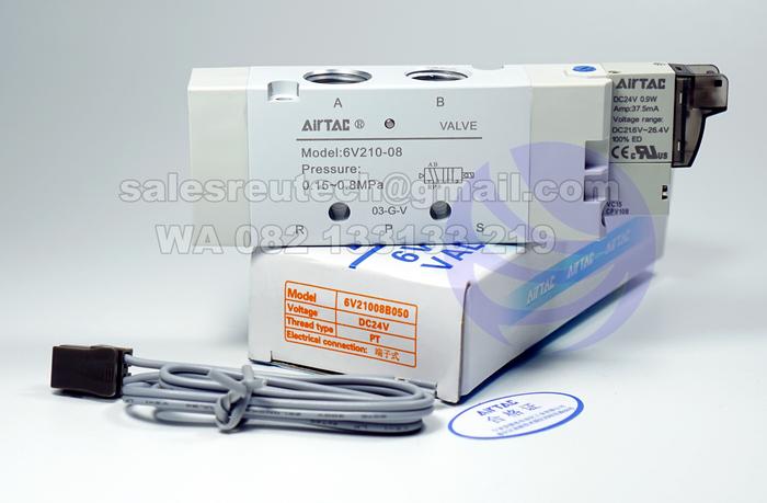Jual AIRTAC 6V21008B050 Solenoid Valve Airtac 6V210-08 24Vdc - Kota Surabaya - REUTECH | Tokopedia