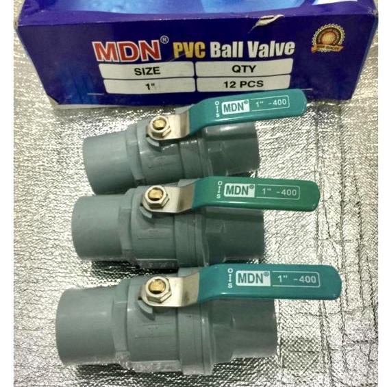 Jual Ball valve pvc gagang besi 1" inci / Stop keram stop kran gagang besi - Kota Medan - Indo ...