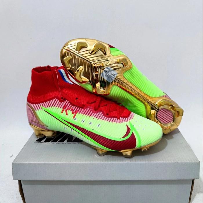 Jual SEPATU BOLA NIKE MERCURIAL SUPERFLY 8 ELITE KM10 MBAPPE LEMON RED ...