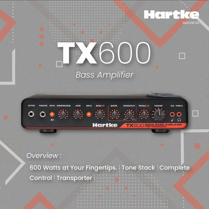 Promo Hartke TX600 / TX 600 / TX-600 Bass Amplifier Head Cicil 0% 3x ...