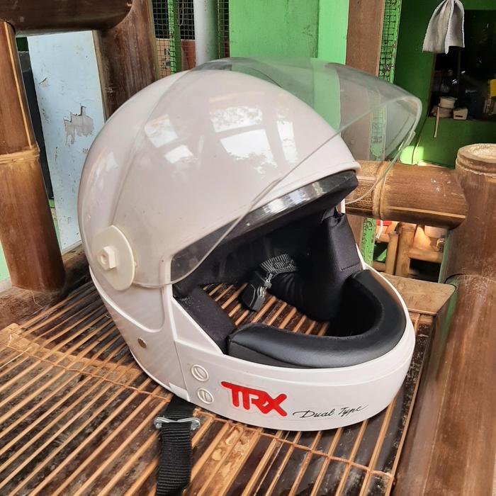 Jual helm trx dual type jadul - Jakarta Timur - Tokped.ID | Tokopedia