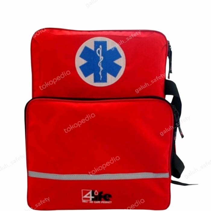 Jual Tas P3K Medis Lengkap Dengan Isi First Aid Kit / Tas Medis 4Life ...