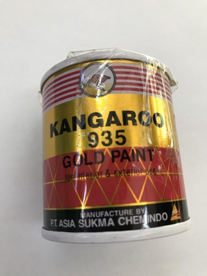 Jual Cat Warna Emas Kangaroo Gold 935 (100 gram) / Cat Besi Warna Emas ...