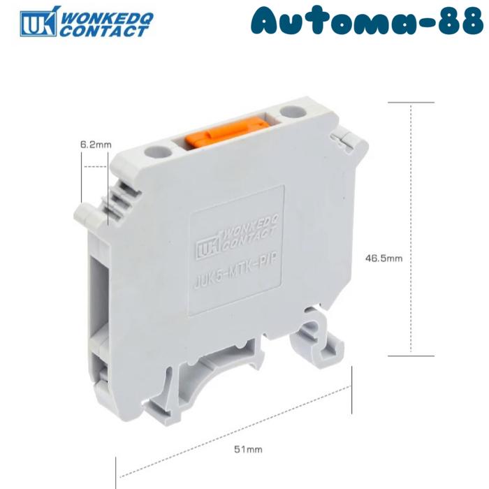 Jual UK5-MTK-P/P Knife disconnect switch Terminal Block Din Rail (0.2 ...