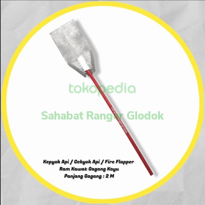Jual Kepyok Api / Gebyok Api / Fire Flapper Ram Kawat Gagang Kayu Ramin ...