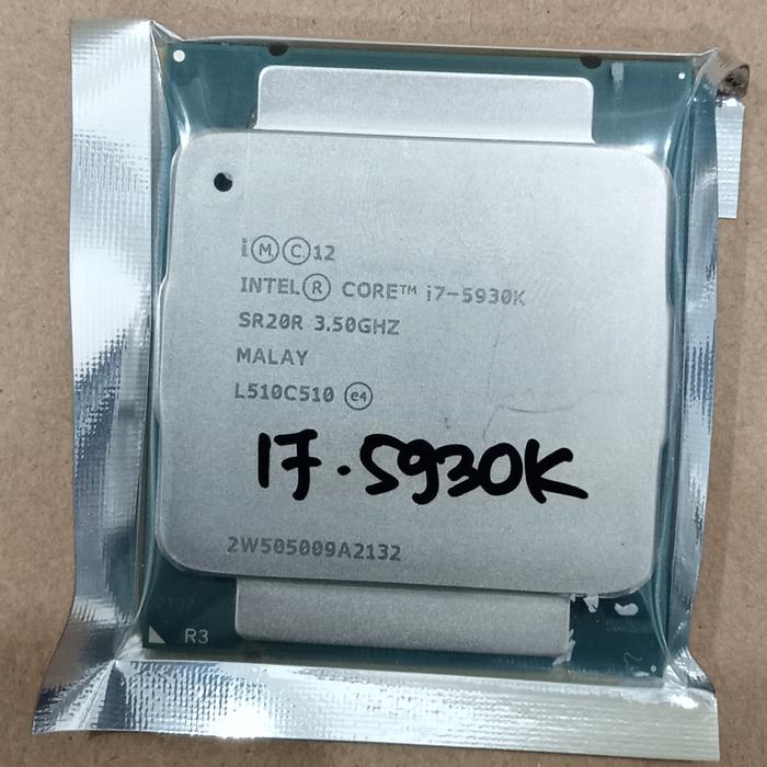 Jual Prosesor Intel Core I7-5930K 15MB Cache 15MB HINGGA 3,5Ghz LGA2011 ...