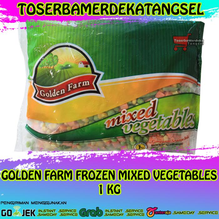 Jual GOLDEN FARM vegetable mix frozen sayuran campur mixed vegetable ...