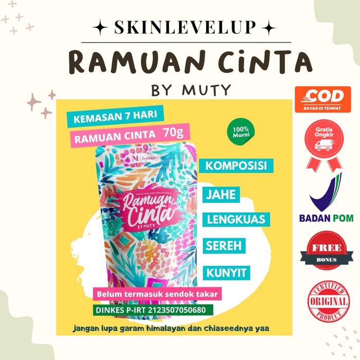 Jual RAMUAN CINTA BY MUTY 70gr OFFICIAL Jamu Ramuan Cinta Ramcin Untuk ...