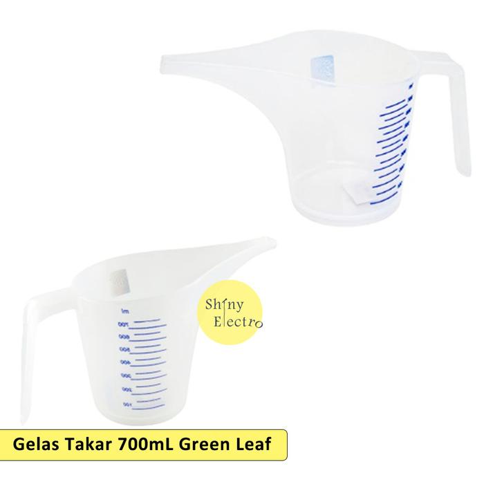 Jual Green Leaf Gelas Takar 700mL Measurement Glass Takaran Corong ...