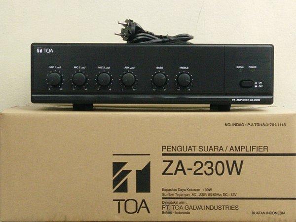 Jual Ampli TOA / Amplifier /Mixer Amplifier TOA ZA 230 W / 230W (30w ...