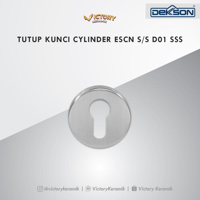 Jual TUTUP KUNCI CYLINDER/ESCUTCHEON DEKSON ESCN S/S D01 SSS - Kab. Bandung - VictoryKeramik ...