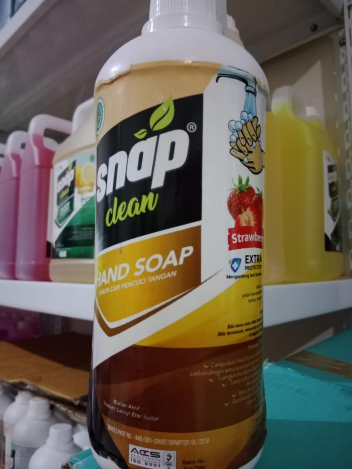 Jual Sabun Cuci Tangan Hand Wash HAND SOAP SNAP CLEAN 1 Liter - Kota ...