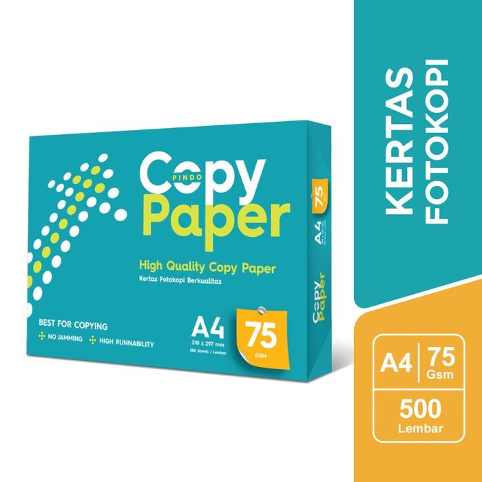 Jual Copy Paper Blue Photocopy Paper 75gsm A4 per RIM - CPB PC 75 A4 ...