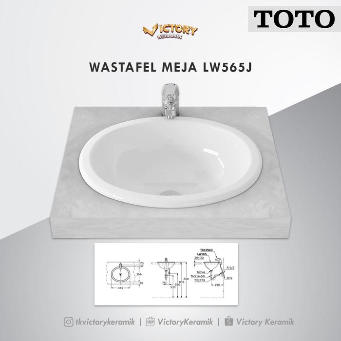 Jual Wastafel TOTO LW 565 / Wastafel TOTO Body Only - Kab. Bandung ...