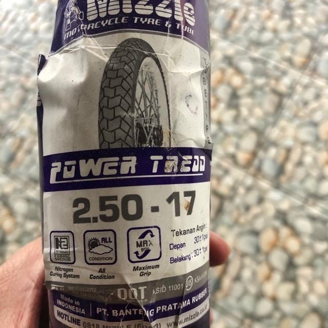 Jual Ban Motor Mizzle Power Tread Tubetype Ring 250 17 Bebek Supra ...