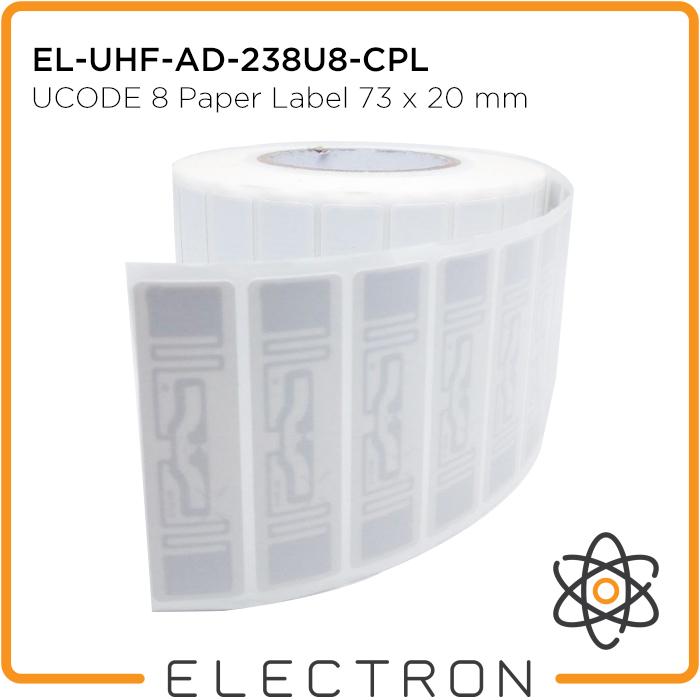 Jual EL-UHF-AD-238U8-CPL UCODE 8 RFID Label Tag Coated Paper Sticker ...