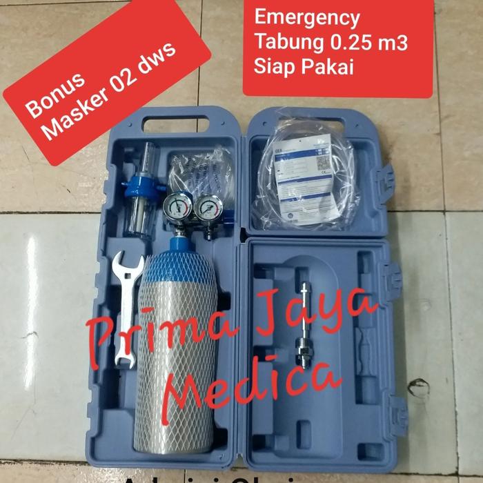 Jual Tabung Oksigen Emergency Portable P3K Regulator Selang Oksigen Koper - Jakarta Barat ...