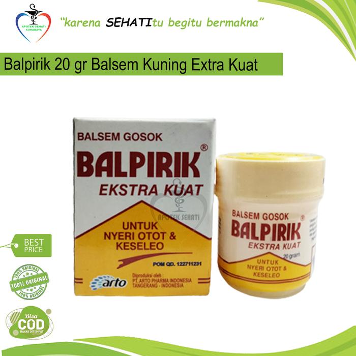 Promo Balpirik Merah / Balsem Balpirik Extra Kuat / Balpirik 20Gr ...