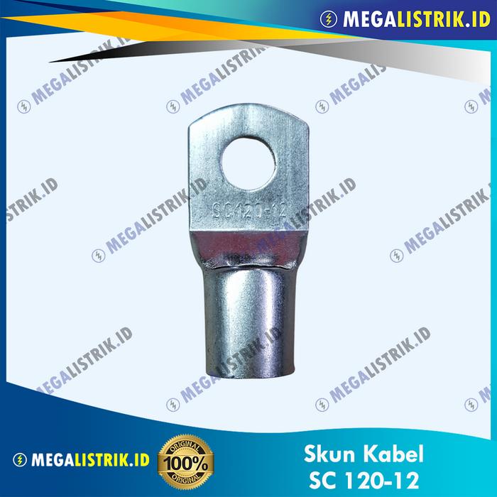 Jual Skun Kabel 120MM / SC 120-12 / Scun Sepatu Cable 120 mm Tembaga SC ...