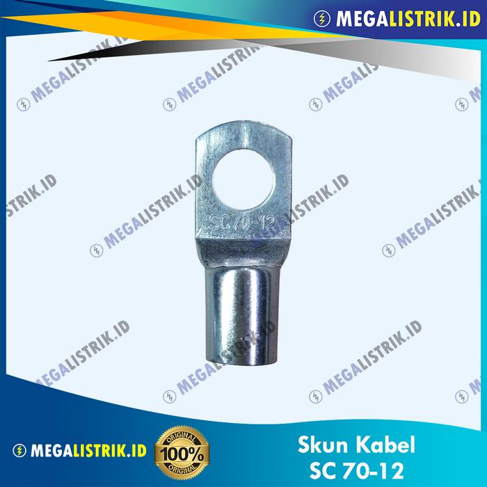 Jual Skun Kabel 70MM / SC 70-12 / Scun Sepatu Cable Lug 70 mm Tembaga SC-70 - Kota Surabaya ...