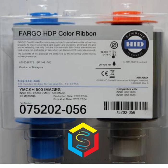 Jual Fargo HDP Color Ribbon 075202 - 056 Ymckh 500 Images E- KTP ...