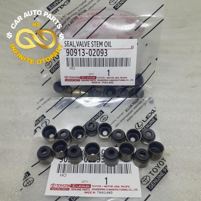 Jual SEAL VALVE STEAM SEAL KLEP YARIS VIOS 1NZ SET ISI 16PC 90913-02093 - Jakarta Pusat ...