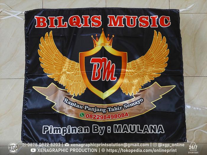 Jual SABLON BENDERA CUSTOM TEXTILE SATIN UKURAN 100 x 80 cm - Kota ...