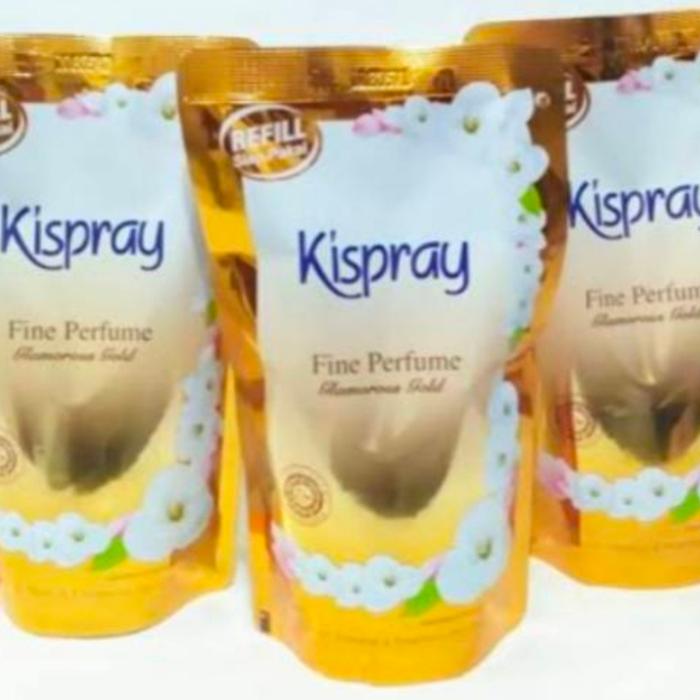 Jual KISSPRAY Gold Mewah Fine Parfume Pewangi Pelicin Pakaian 300ml Refill - Jakarta Pusat ...