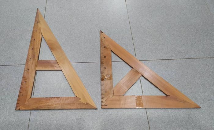 Jual Penggaris Kayu Segitiga Papan Tulis 1 Set - Kota Cirebon - Artemis ...