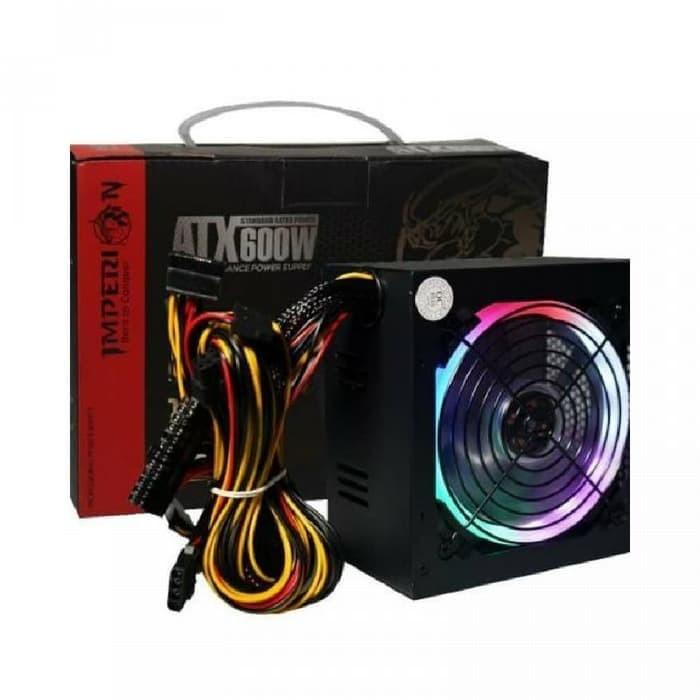 Jual Imperion 600W RGB - 600Watt ATX 8 Pin Gaming Power Supply ...