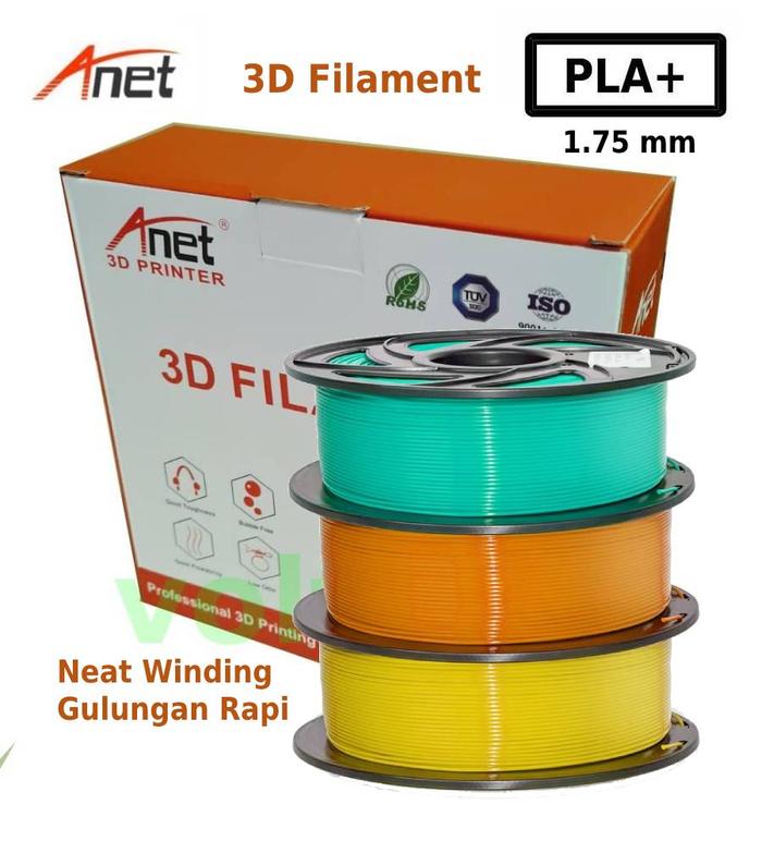 Promo Filament Filamen PLA Bahan Printer 3D banyak pilihan warna ...
