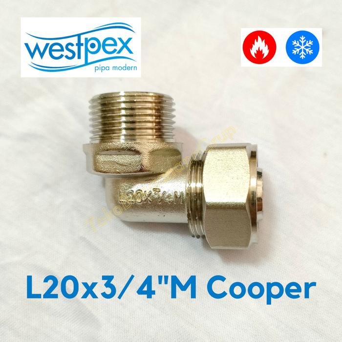 Jual Keni drat luar merk WESTPEX cooper L20x3/4M - drat 3/4 sambung ...