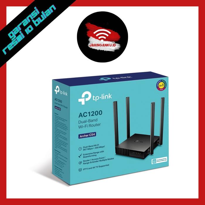 Jual Tp-Link Archer C54 AC1200 Dual-Band Wi-Fi Router TpLink Archer C ...