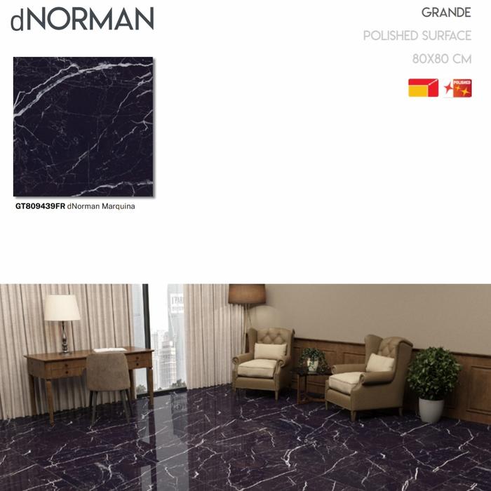 Jual Granit Roman Grande 80x80 dNorman Marquina GT809439FR KW 1 - Kota ...