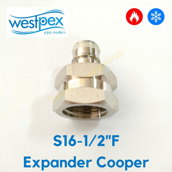Jual Sok Sambung WESTPEX Expander Cooper S16-1/2”F / Sambungan air ...