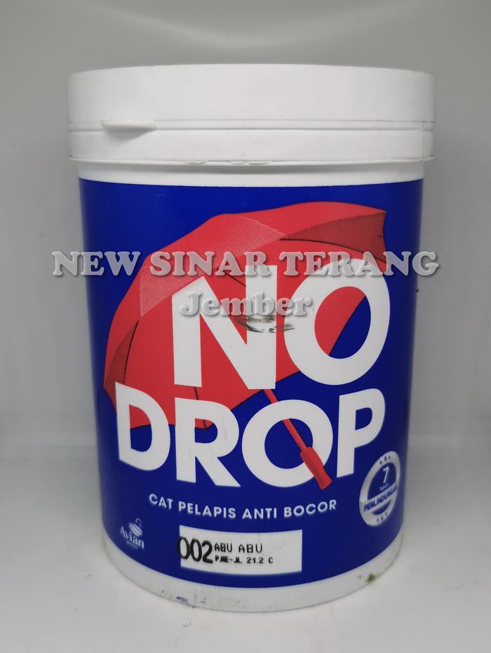 Jual Cat No Drop Waterproof 002 Abu-Abu 1 Kg (utk Wilayah Jawa & Bali ...