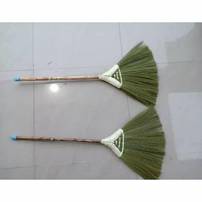Jual Sapu Lantai Rayung Gagang Rotan Sekam Rumput Padi Rayung ...
