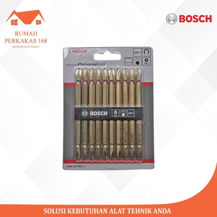 Jual Mata Bor Driver Obeng Skrup Plus (+) Bosch Panjang 110mm Screw ...