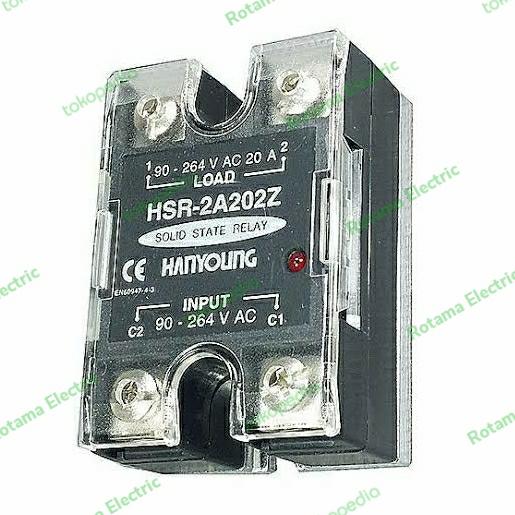 Jual SOLID STATE RELAY AC-AC 20A IN.90-264VDC OUT. 90-264VAC SSR 1PHASE 20A - Jakarta Barat ...