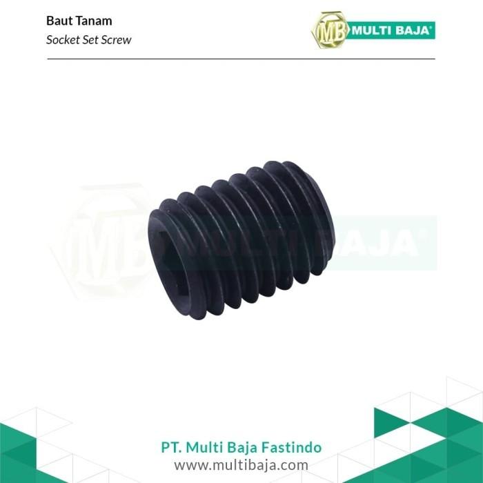 Jual Baut Tanam / L-Set Baja M12 x80 (Socket Set Screw) - Jakarta Barat ...