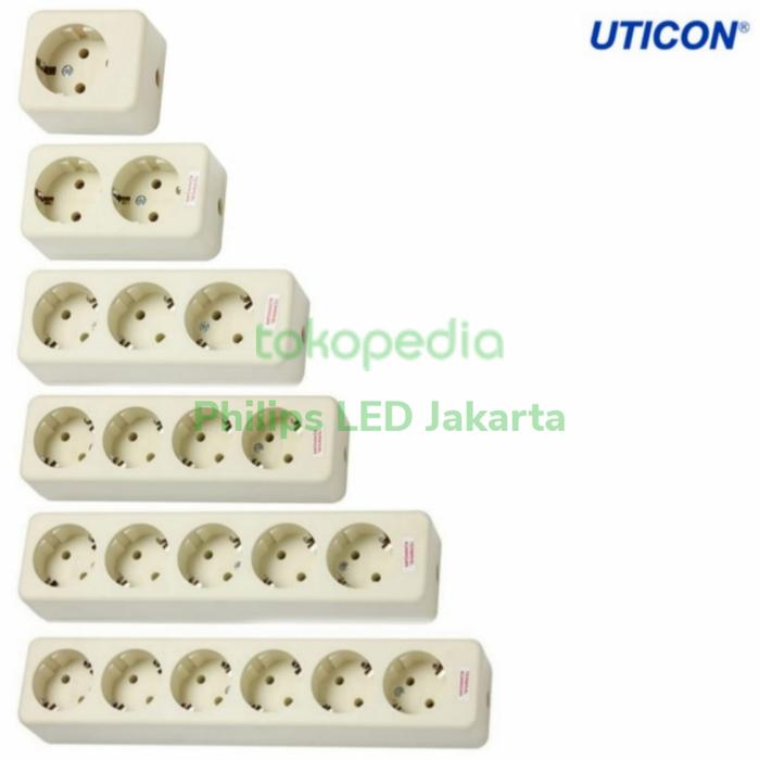 Jual STOP KONTAK UTICON 1 2 3 4 5 6 LUBANG ST 118 128 138 148 158 168 - 1 LUBANG - Jakarta Barat ...