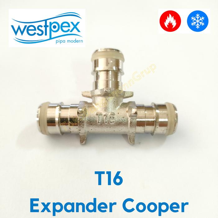 Jual Tee Sambung WESTPEX Expander Cooper T16 / Sambungan air panas ...