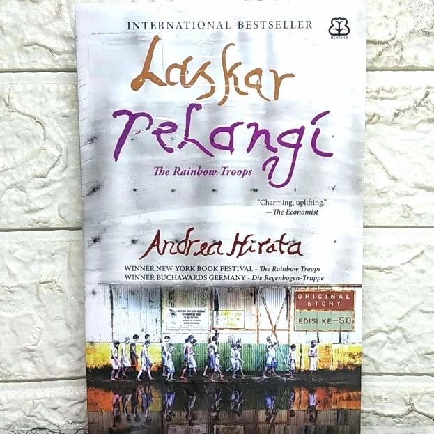 Jual Novel LASKAR PELANGI The Rainbow Troops Andrea Hirata BENTANG ...